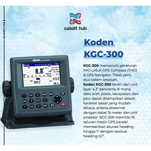 Jual Koden KGC 300 GPS Compass Kapal Marine - Kota Surabaya - Satelit Hub Surabaya | Tokopedia