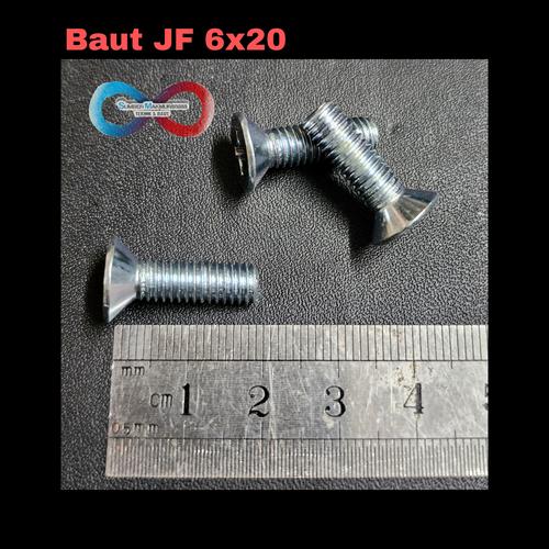 Jual Baut (JF) 6x20 / Baut obeng per 100 pcs - baut dan mur - Kota ...
