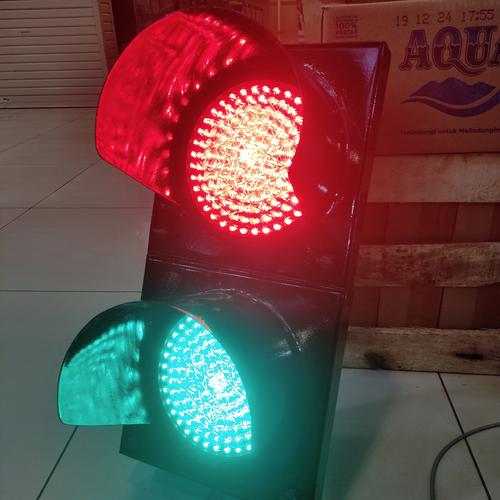 Jual Lampu Traffic Light 2 Aspek 20 CM Red Green, Lampu Lalu Lintas ...