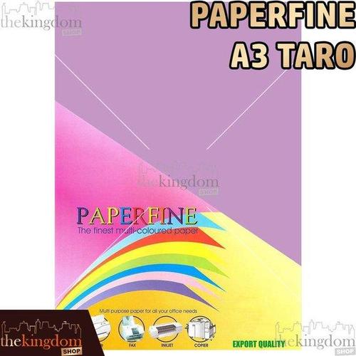 Jual Paperfine Kertas Hvs Warna A3 Taro Violet Ungu Purple Isi - 100 ...