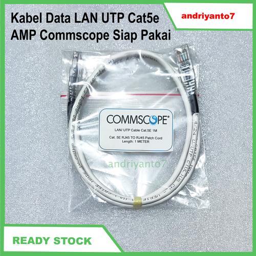Jual Kabel Data LAN UTP Cat 5E AMP Commscope - 1M - Kota Depok ...