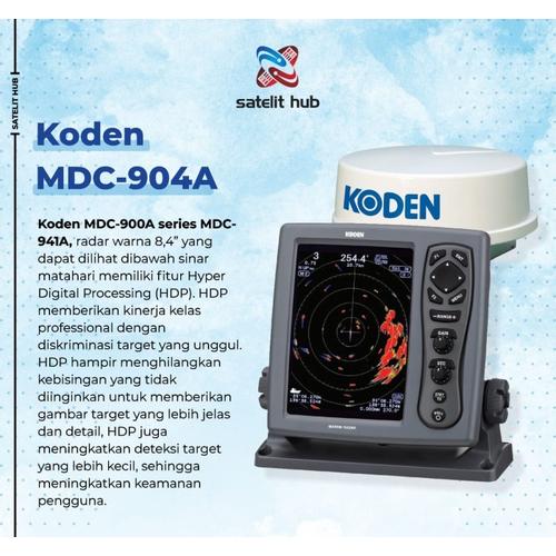 Jual Koden MDC-904A Radar Kapal Marine - Kota Surabaya - Satelit Hub ...