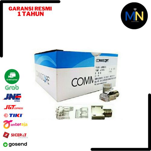 Jual AMP Connector CAT 6 RJ45 Original Commscope PN :6-2111979-3 ECERAN ...