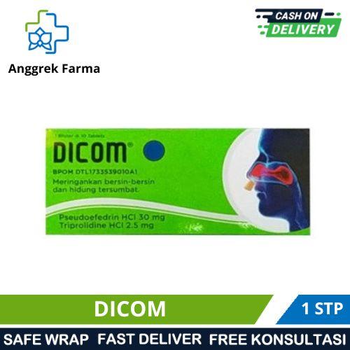Jual DICOM TAB/OBAT FLU TAB/BERSIN BERSIN/DIKOM TABLET - Kota Depok ...
