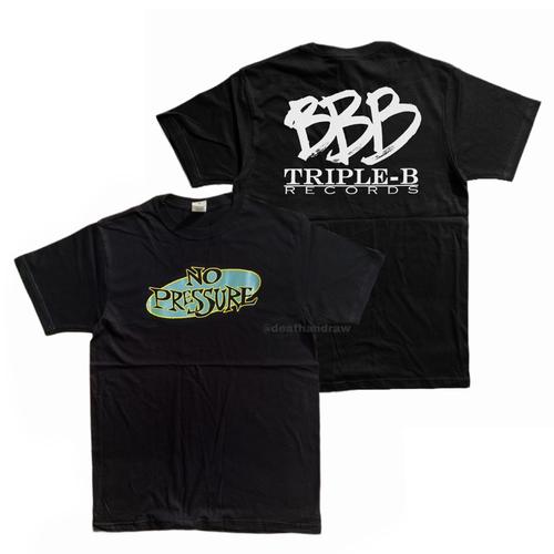 Jual kaos band no pressure triple b logo black - 24s, S - Kab ...