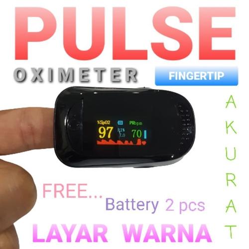 Jual Oxymeter Pulse Fingertip A2 Alat Ukur Tekanan Oksigen Oximeter ...