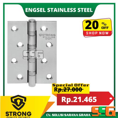 Jual Engsel Stainless STRONG STR 4X3X2 4BB SSS Engsel Pintu - Kota ...