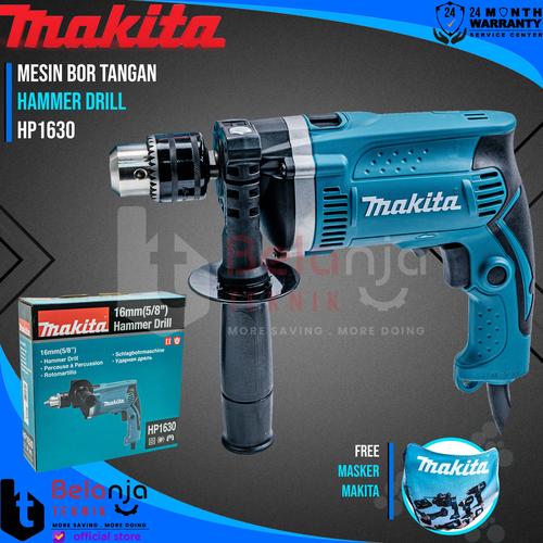 Promo Makita Bor Tangan HP 1630 HP1630 710 WATT JEPANG BOR BESI BETON KAYU Cicil 0% 3x - Kota ...