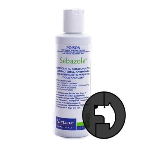 Jual virbac sebazole 100ml medicated shampoo cat dog - 60ml - Jakarta ...