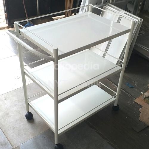 Jual trolley besi /troli 3 susun besi / trolly pasien trolly rumah ...