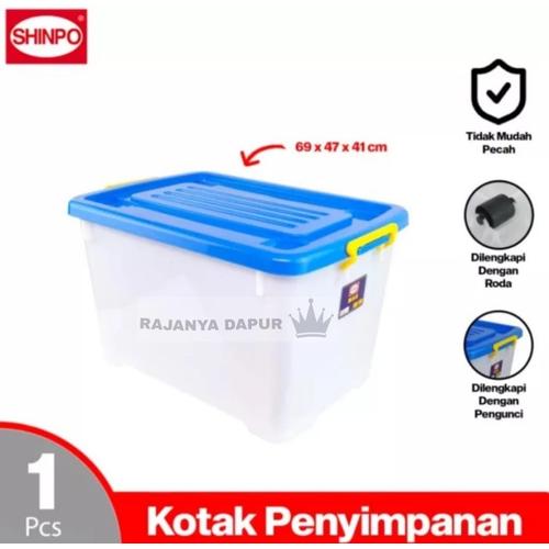 Jual CONTAINER BOX SHINPO CB 95 LITER - BOX SERBAGUNA PAKAI RODA 95 ...