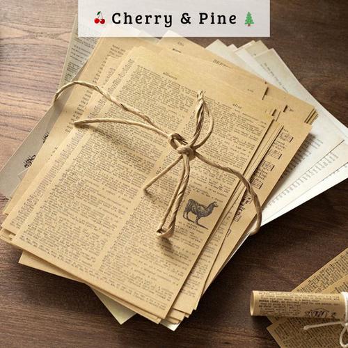 Jual 5pcs Kertas Vintage Old Paper untuk Jurnal Scrapbook - Broken ...