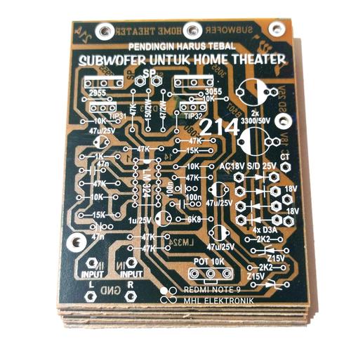 Jual PCB Subwoofer Power Amplifier Home Theater Plus Filter Subwoofer 214 - Kab. Jember - MHL ...