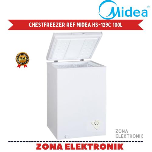 Jual CHESTFREEZER REF MIDEA HS-129C 100L / LEMARI PENDINGIN / LEMARI ES ...