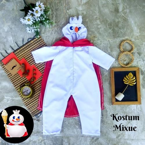 Jual Kostum Maskot Mixue | Costum Cosplay Es Krim - Newborn - Kab ...