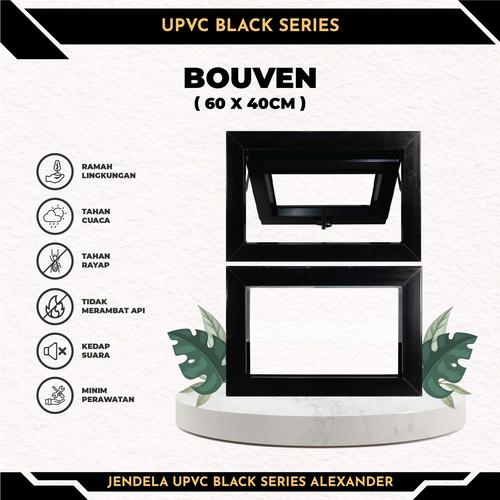 Jual Jendela UPVC Hitam Alexander Perkasa Bouven Awning atau Selip ...