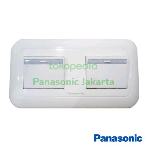 Jual Panasonic Saklar Seri 2G Mata Besar WEJ5541 WEJ78049 WIDE SERIES ...