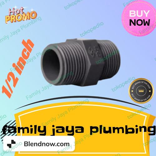 Jual DOUBLE NIPPLE 1/2 INCH AW rucika - Jakarta Pusat - Family Jaya Plumbing | Tokopedia
