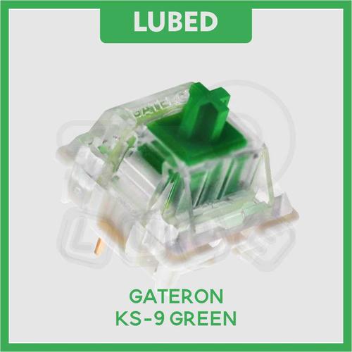 Jual LUBED GATERON Green KS-9 Switch Tactile Mechanical Switch with ...