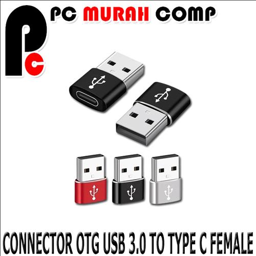 Jual Connector konektor OTG USB 3.0 to Type C Female OTG usb ke Tipe C ...