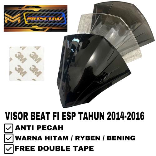 Jual VISOR HONDA BEAT FI ESP KARBU 2014-2016 MOSCOW HITAM TINGGAL ...
