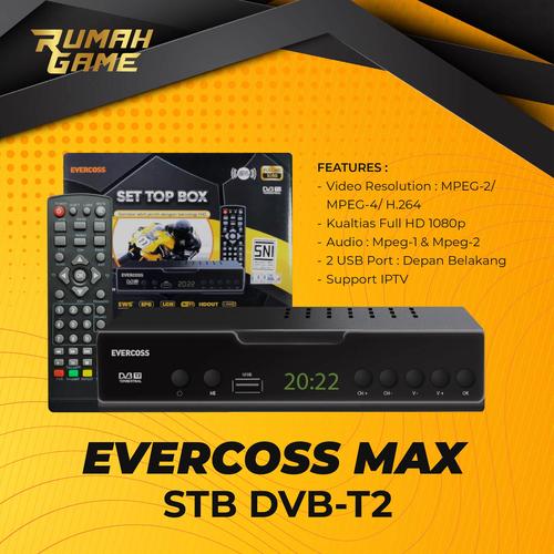 Jual SET TOP BOX EVERCOSS STB MAX Digital TV Receiver Full HD - STB ...