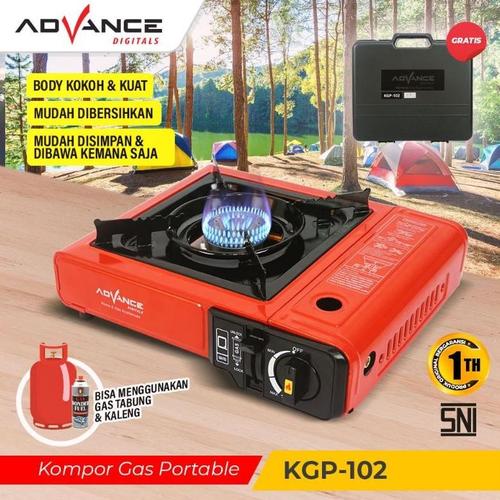 Jual KOMPOR GAS PORTABLE ADVANCE KGP-102 2 IN 1 / ADVANCE KGP102 - Kota ...