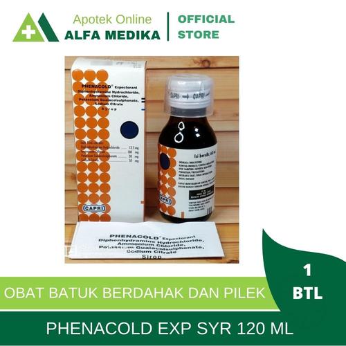 Jual Phenacold ekspektoran 120 ml sirup - obat batuk dan pilek ...