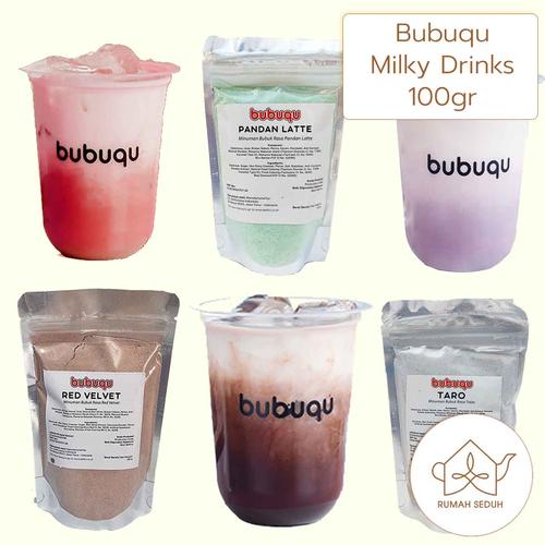 Jual 100gr Bubuqu Minuman Bubuk Semua Rasa - Red Velvet Taro Chocolate ...