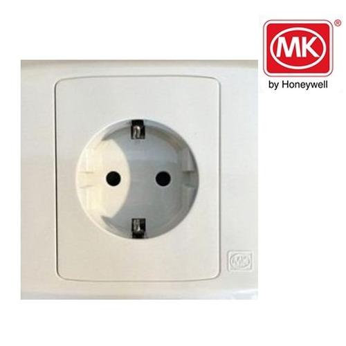 Jual MK Stop Kontak Schuko 16A Wall Socket Dinding Outlet 2 Lubang ...