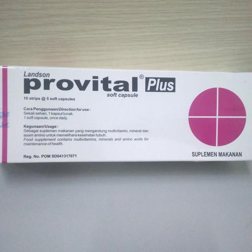 Jual provital plus box - strip original - box - Box - Kota Depok ...