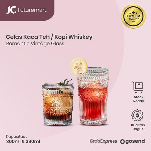 Jual Gelas Kaca Teh Kopi Minuman Whisky Bir Romantic Vintage Glass - Jakarta Barat - JC ...