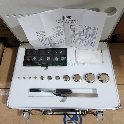 Jual anak batu timbangan class E2 cap 1mg-200gr + box + sertifikat ...