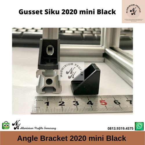 Jual Angle Bracket 2020 series mini |gusset siku black - Kab. Bekasi ...