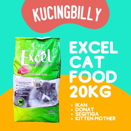 Jual Excel 20kg Makanan kucing - 20kg Segitiga - Jakarta Utara ...