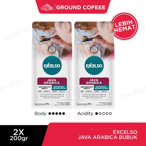Promo Excelso Kopi Bubuk Java Arabica 200g Twin Pack - Jakarta Pusat - Ubrukopi | Tokopedia