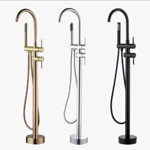 Jual kran bathtub standing keran bath tub berdiri panas dingin hitam ...