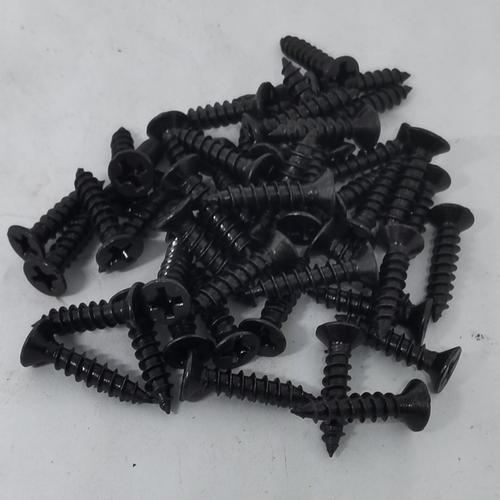 Jual Baut cacing skrup screw tapping M3,5x16 hitam (100pc) - Kab ...