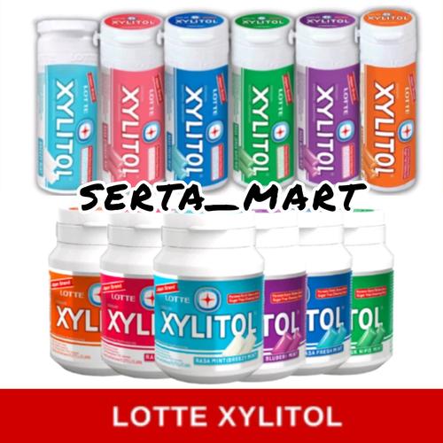 Jual Lotte Xylitol 27gr - Permen Karet Bluberi / Lime / Fresh Mint 55gr ...