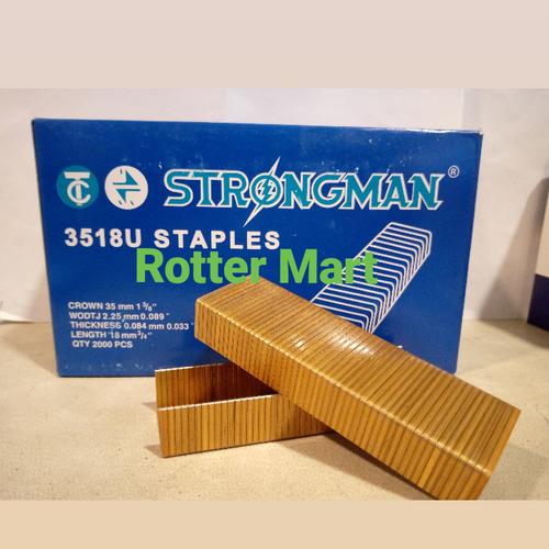 Jual Isi Staples karton 3518U Strongman Dus/kardus/karton 18mm carton ...