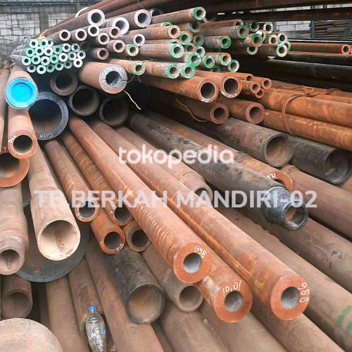 Jual pipa boring besi seamless OD 76mm x id 46-47mm x panjang 450mm ...