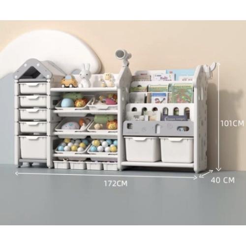 Jual Duo Ladies House Storage Rak buku dan tempat penyimpanan mainan ...
