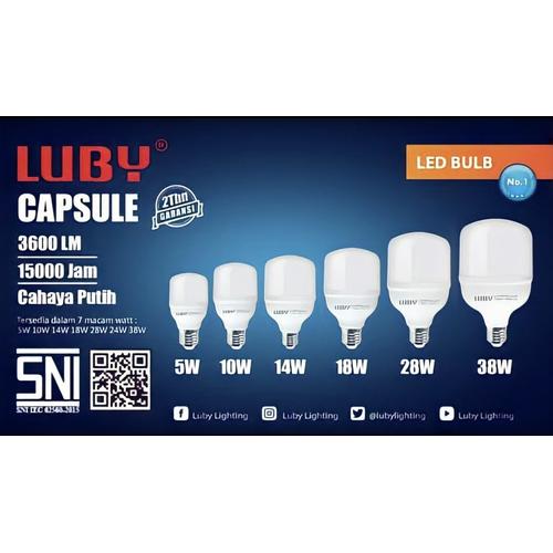 Jual Lampu LED LUBY CAPSULE 5W 10W 14W 18W 28W - 5W - Jakarta Barat ...