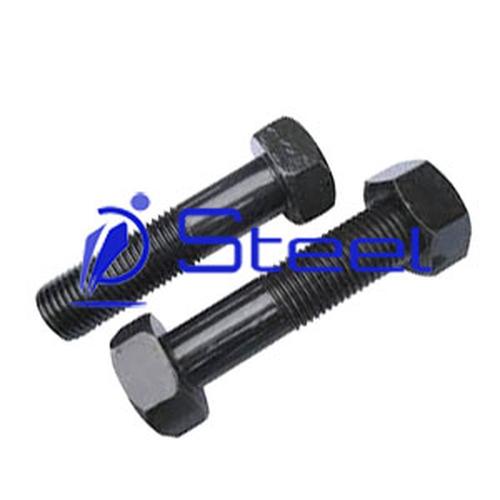 Jual Baut Mur Hexagon Baja Hitam 8.8 1/4" x 4″ UNC Half Drat Kasar ...