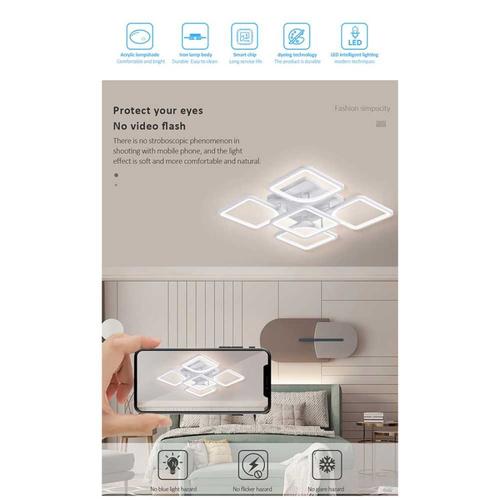 Jual Lampu Hias LED Atap Langit Rumah Plafon 85W 85 Watt Kotak With ...