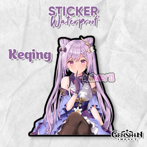 Jual Stiker Keqing Genshin Impact/ Sticker Anime Waterproof - 1 - Kab ...