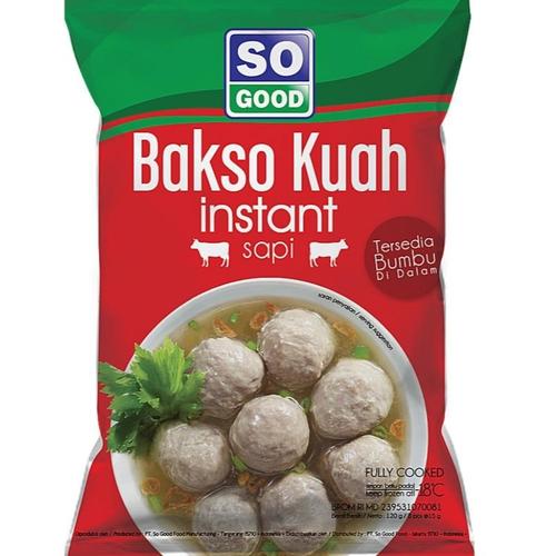 Jual SO GOOD Bakso Kuah Instant Sapi 120 g - Kab. Bekasi - Hiven Store ...