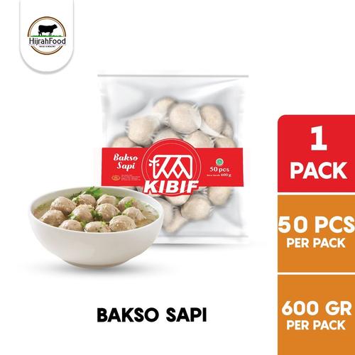 Jual KIBIF Bakso Sapi Regular Isi 50 pcs | Beef Meatballs - Jakarta ...