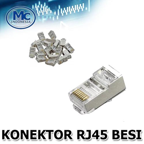 Jual Konektor RJ 45 cat 5 Original Besi NYK Connector Kabel lan RJ45 ...