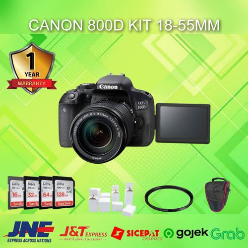 Jual Camera Canon 800D Kit 18-55MM IS STM / Canon 800D KIT 18-55MM IS ...